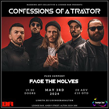 Confessions Of A Traitor Tickets, Tour Dates and Prices.