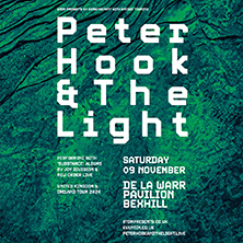 Peter Hook & The Light Tickets, Tour Dates and Prices.