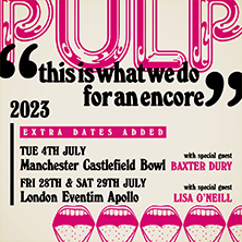 Pulp Tickets, Tour Dates and Prices.