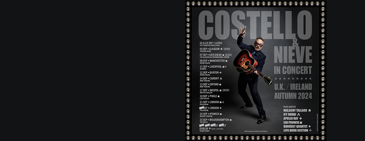 Elvis Costello Tickets, Tour Dates and Prices.
