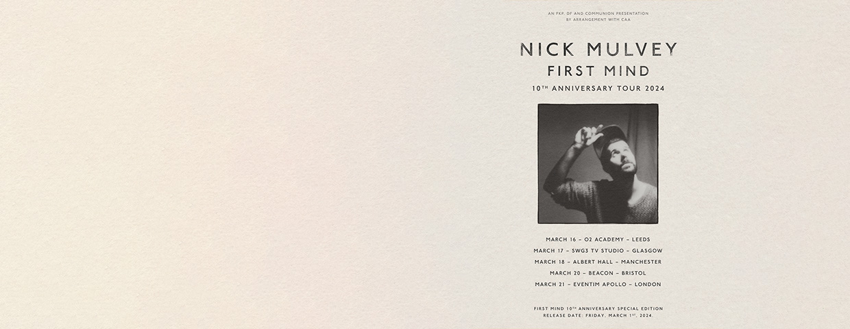 Nick Mulvey Tickets, Tour Dates and Prices.