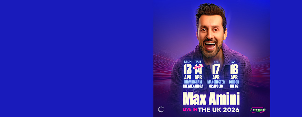 Max Amini Tickets, Tour Dates and Prices.